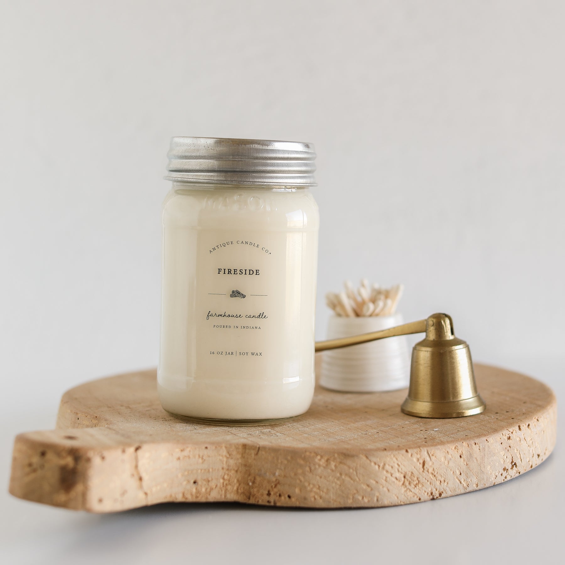 Fireside Candle – Grow + Gather